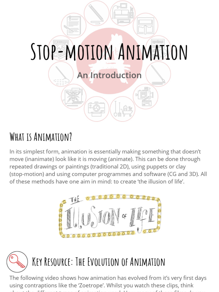 Introduction to Stop-Motion Animation | PDF | Animation
