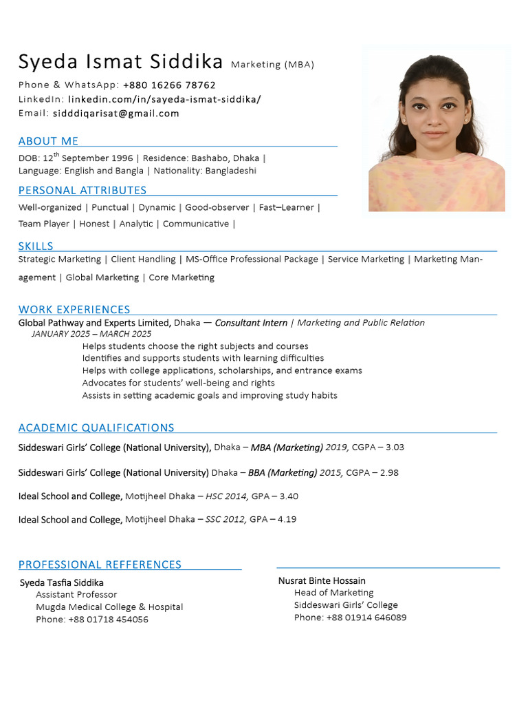 Syeda's Resume | PDF
