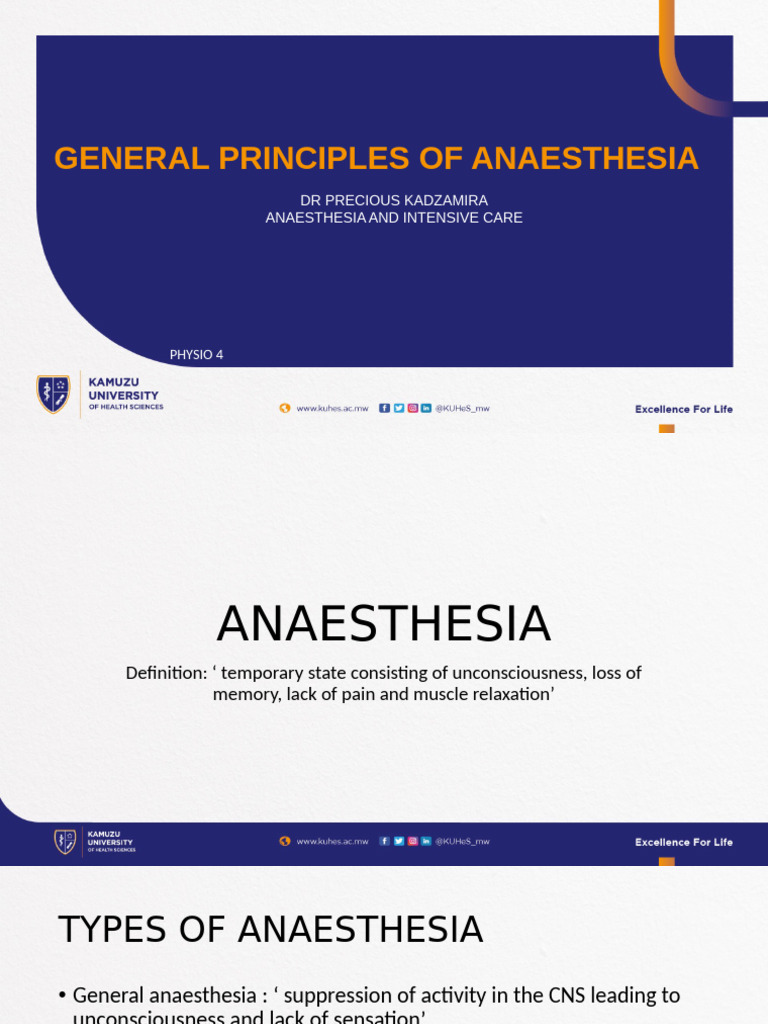 2 General Principles of Anaesthesia | PDF | Anesthesia | Monitoring ...