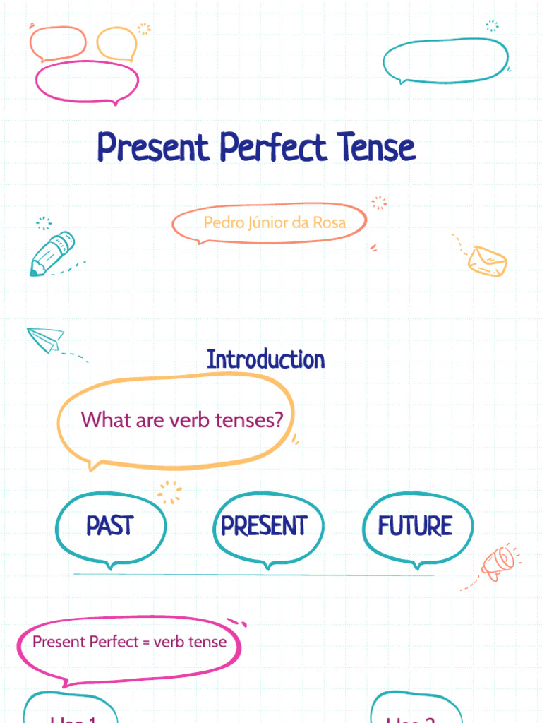 Understanding Present Perfect Tense | PDF | Perfect (Grammar ...