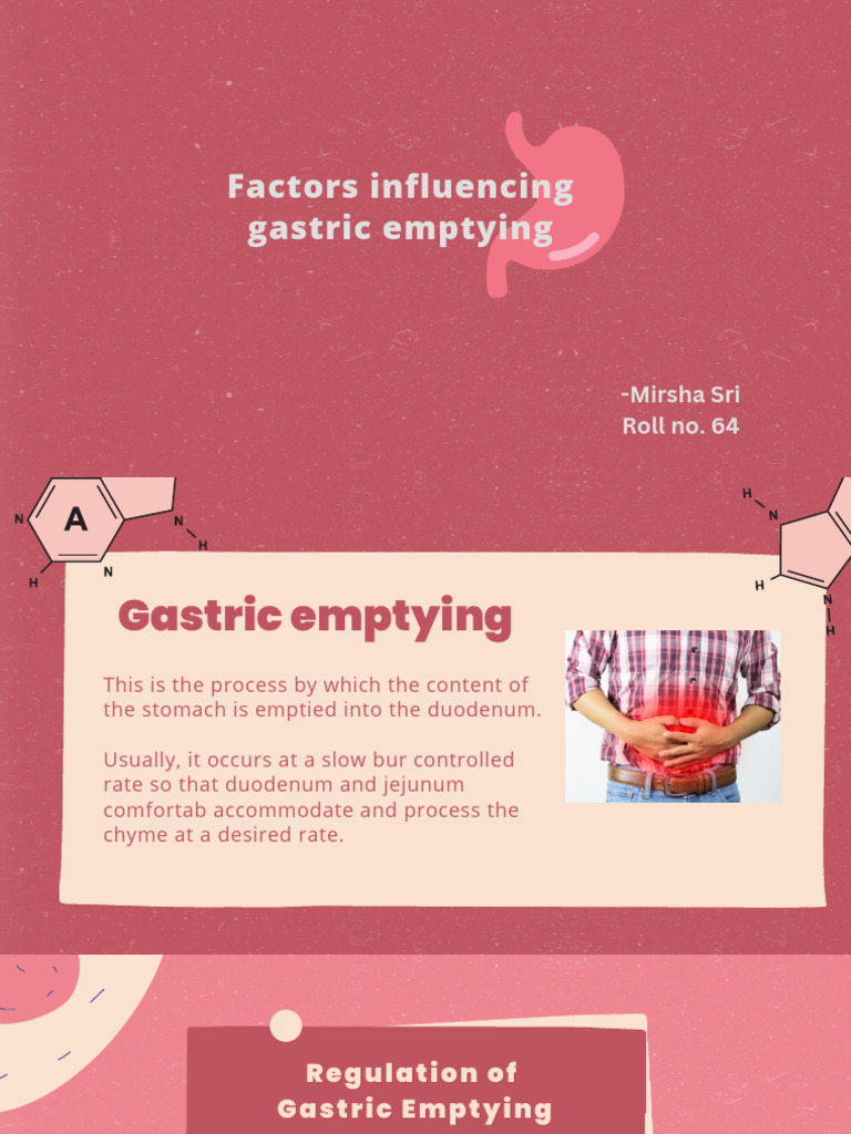 064 Gastric Emptying | PDF | Stomach | Digestion