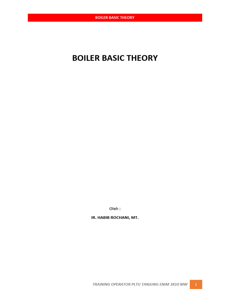 Boiler Basic Theory | PDF