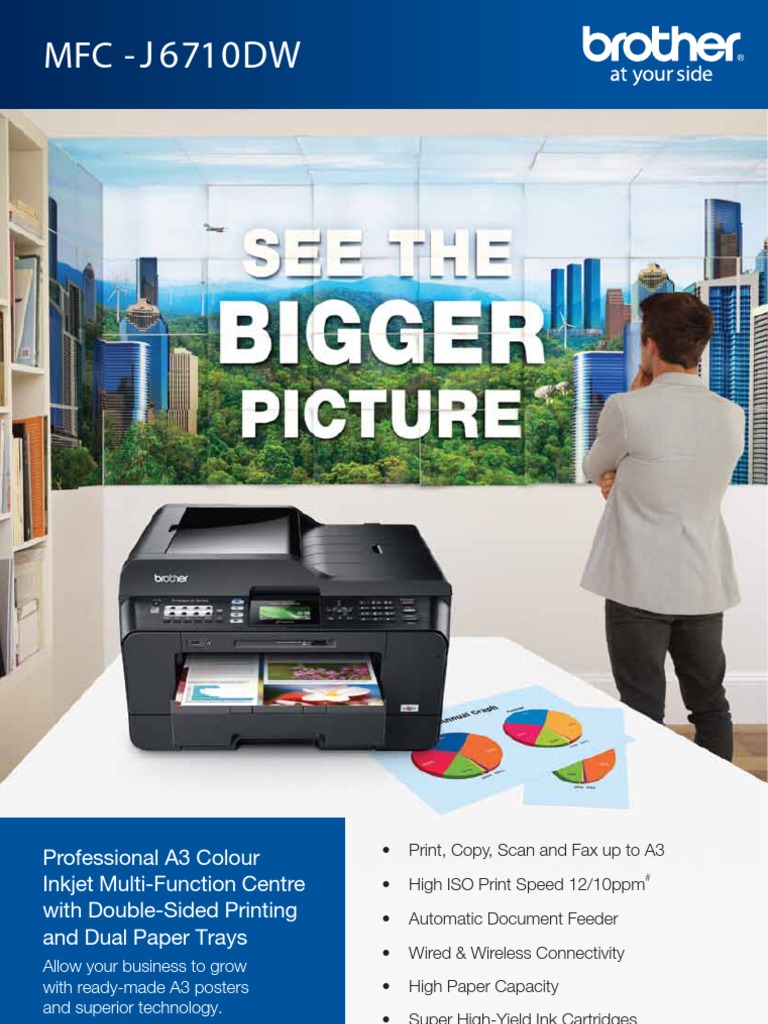 MFC-J6710DW India Brochure | PDF | Fax | Image Scanner