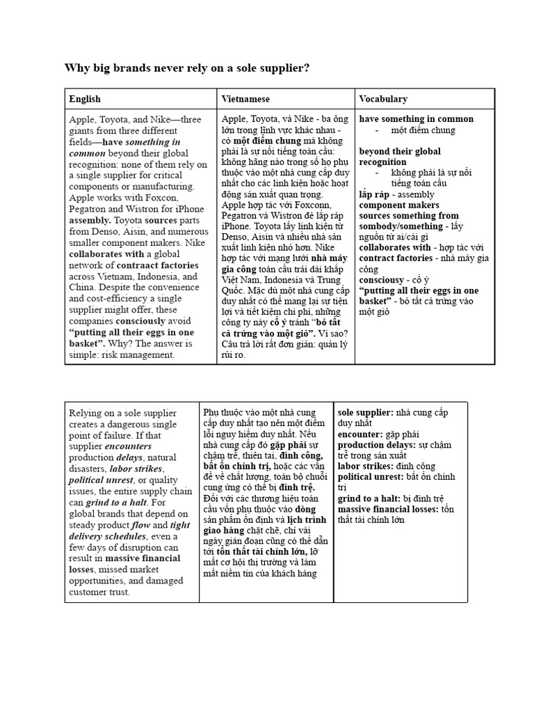 Song Ngữ | PDF