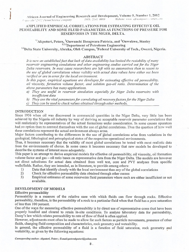 5 Amplified Empirical Correlation | PDF
