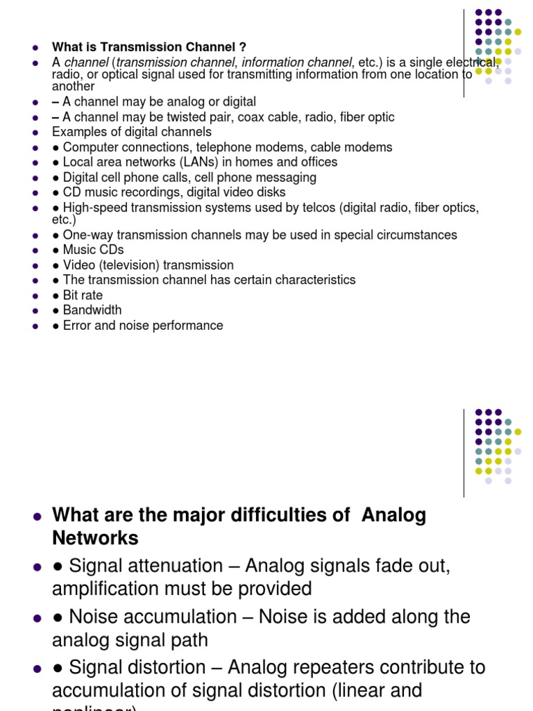 What Is Transmission Channel ? | PDF | Channel (Communications ...