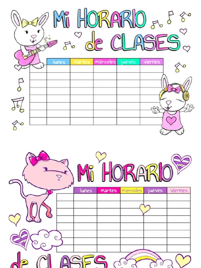 Horarios de Clases (Modelos) Me360 | PDF