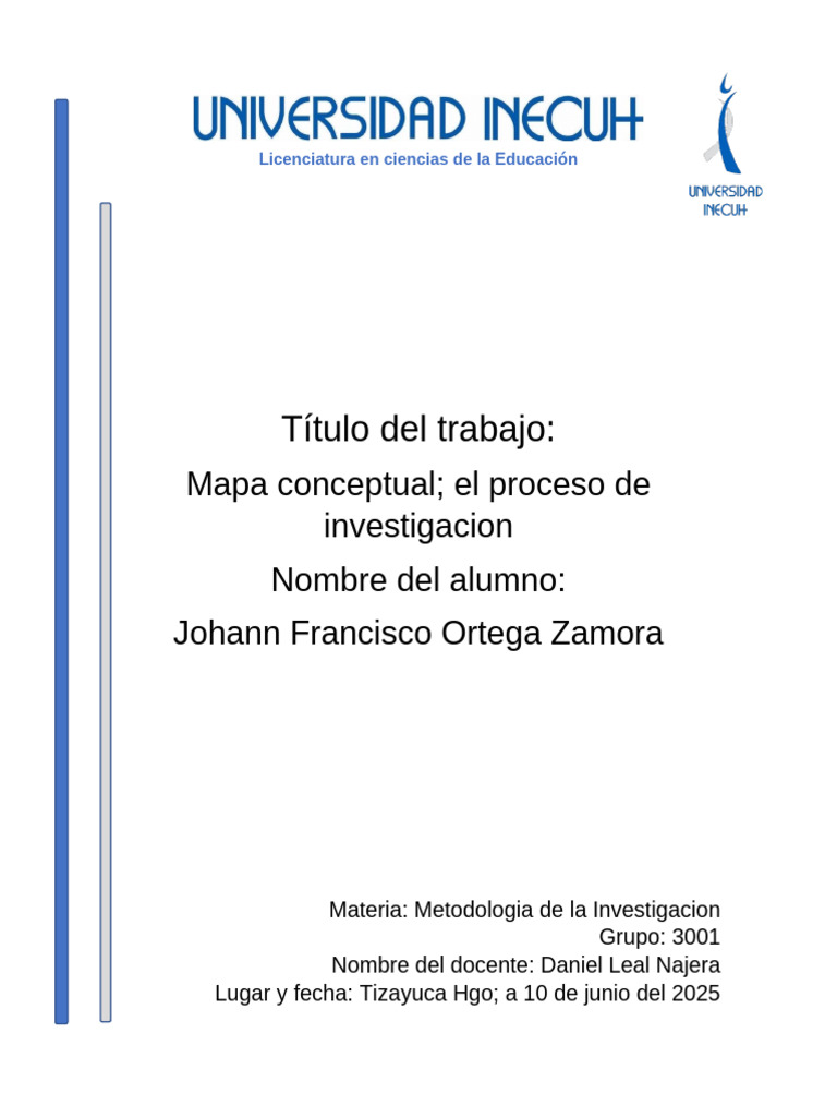 MAPA Conceptual Del Proceso de Investigacion | PDF