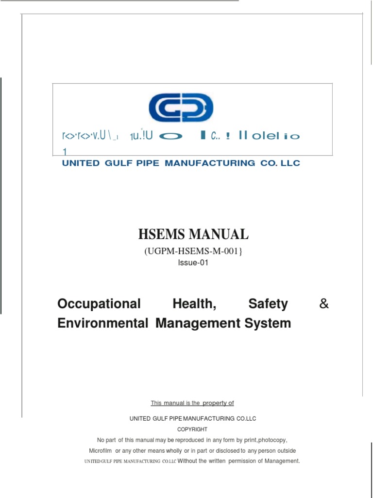 Hsems Manual: R R V.U | PDF | Occupational Safety And Health | Audit