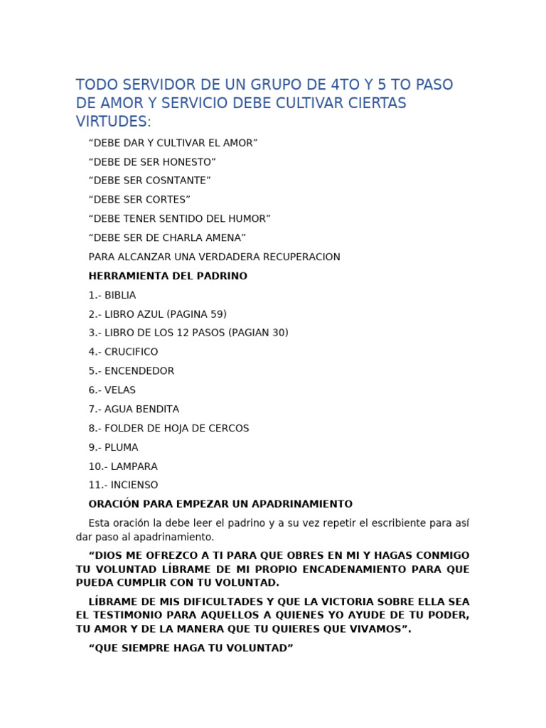 Servicio Debe Cultivar Ciertas Virtudes | PDF | Amor | Celos