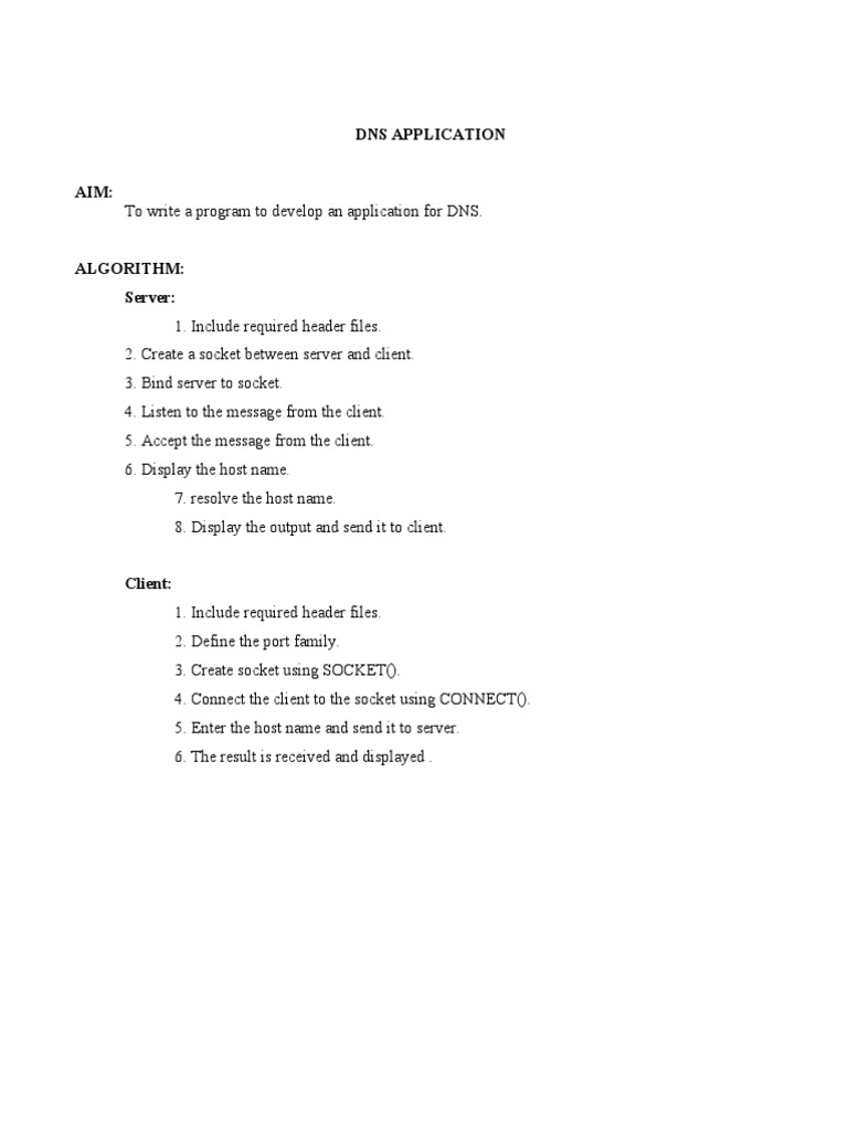DNS Application Program Guide | PDF | Business | Computers