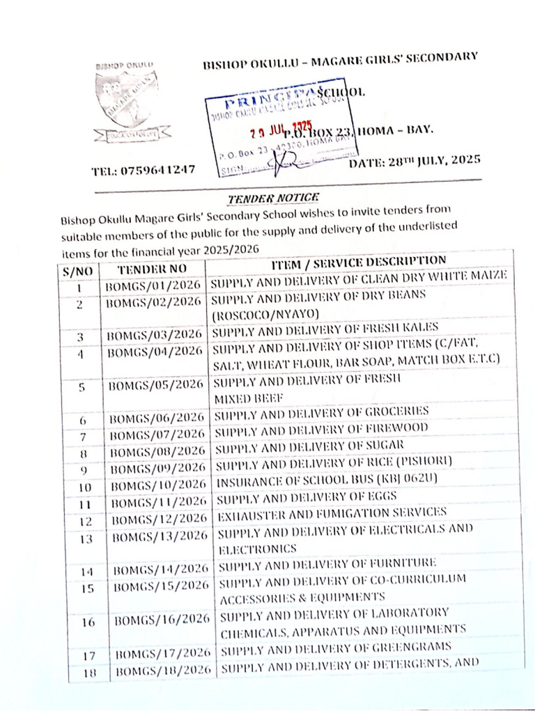 Tender Notice | PDF