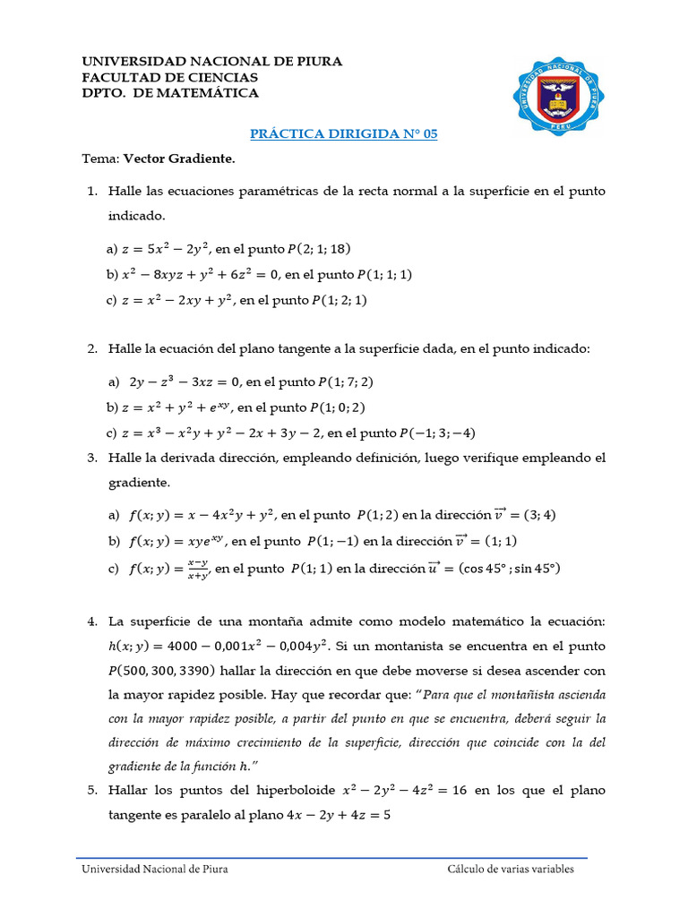 PD05 Vector Gradiente | PDF | Degradado | Geometría