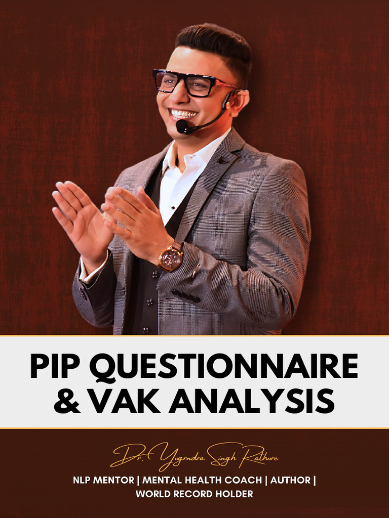 PIP & VAK Analysis Questionnaire | PDF | Cognitive Science ...