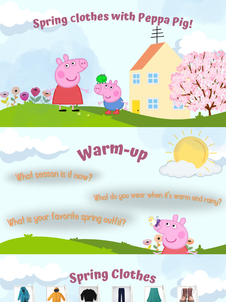 Peppa Pig's Spring Outfit Guide | PDF
