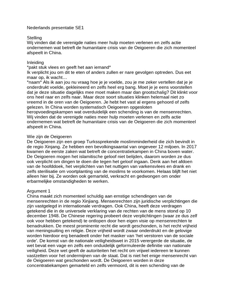 Nederlands Presentatie | PDF