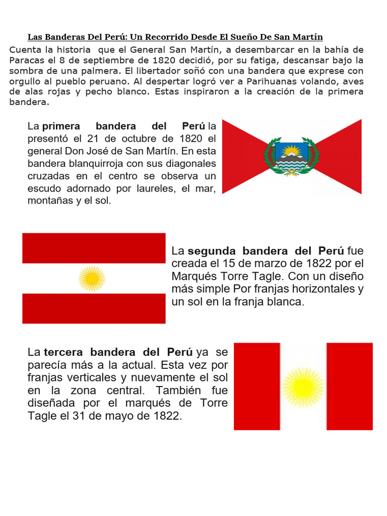 Historia de las Banderas del Perú | PDF