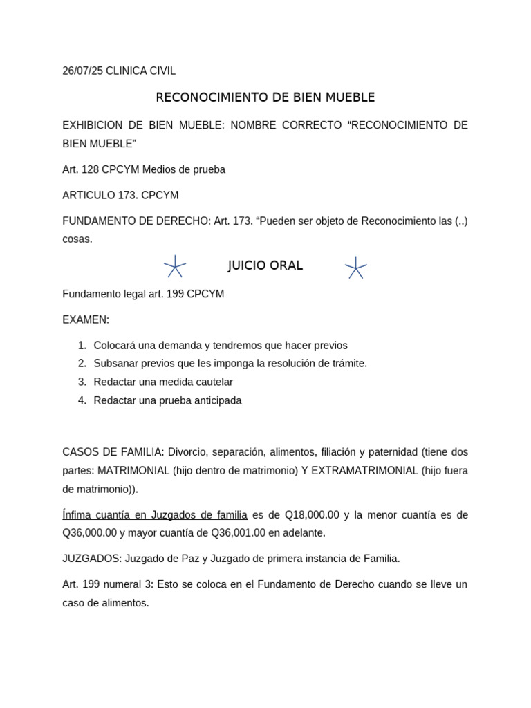 Reconocimiento de Bien Mueble | PDF