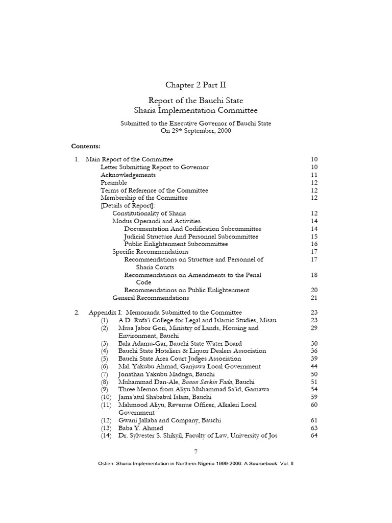 Vol 2 3 Chapter 2 Part II | PDF | Sharia | Jurisdiction