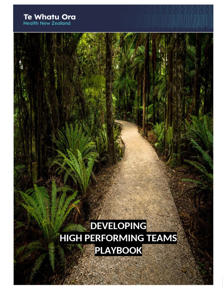Developing High Performing Teams Playbook | PDF | Thought | Social ...