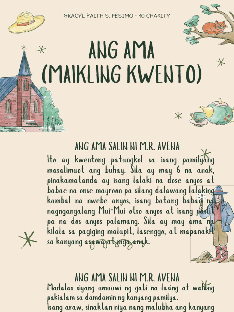 Structure Matching Quiz Presentation in Cream Green Friendly Hand Drawn ...