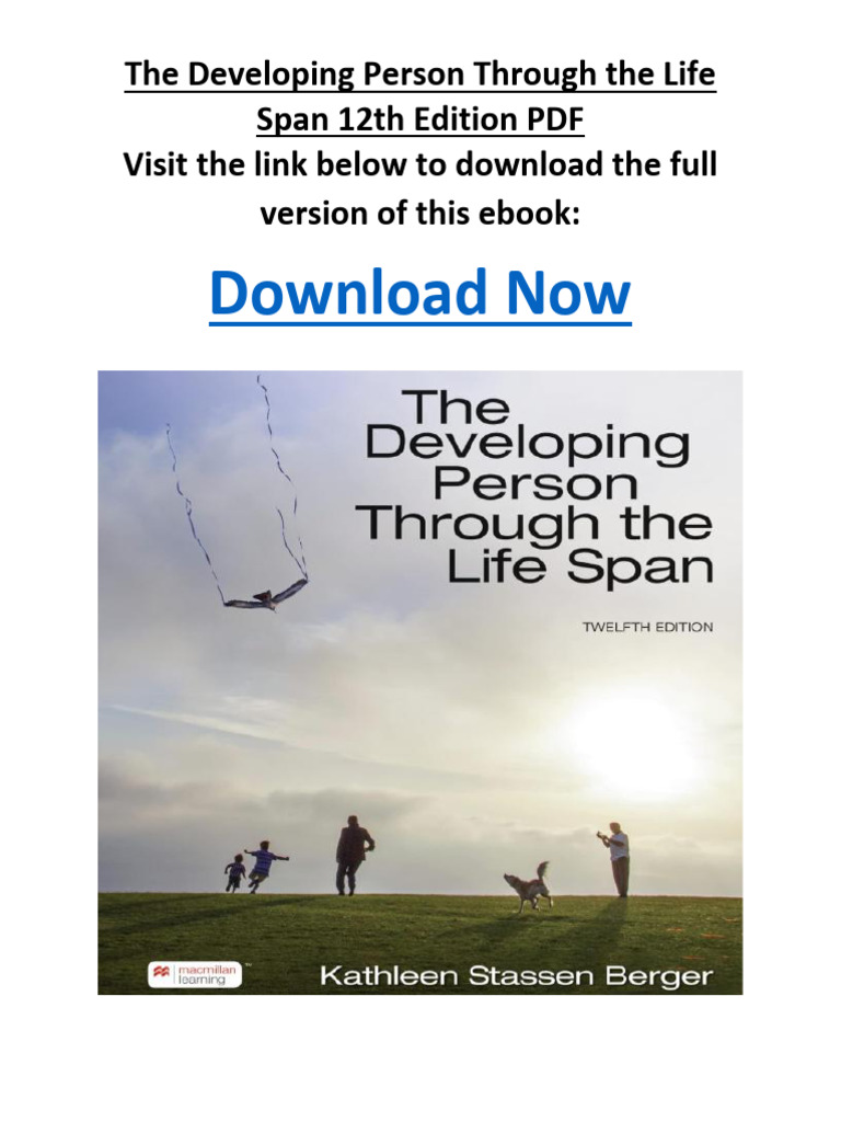 The Developing Person Through The Life Span 12th Edition | PDF | Hypothesis | Scientific Method