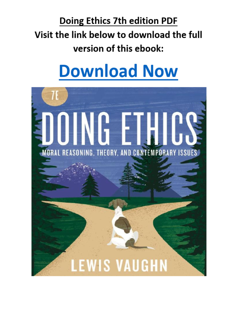 Doing Ethics 7th Edition | PDF | Morality | Reason
