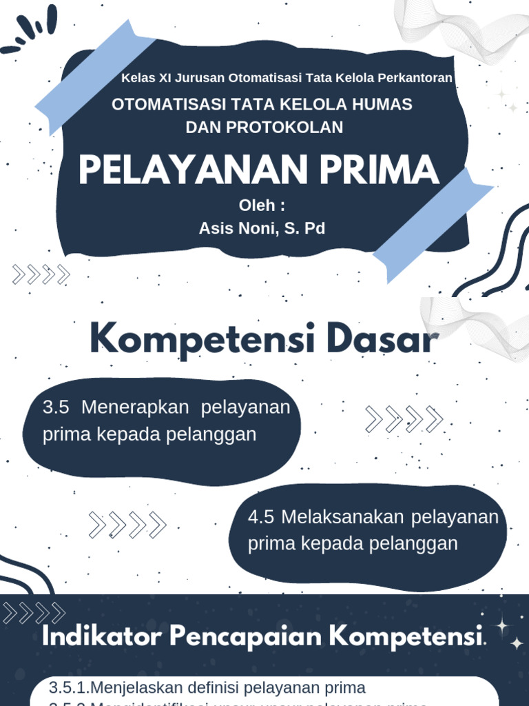 Pelayanan Prima dalam Humas dan Protokol | PDF