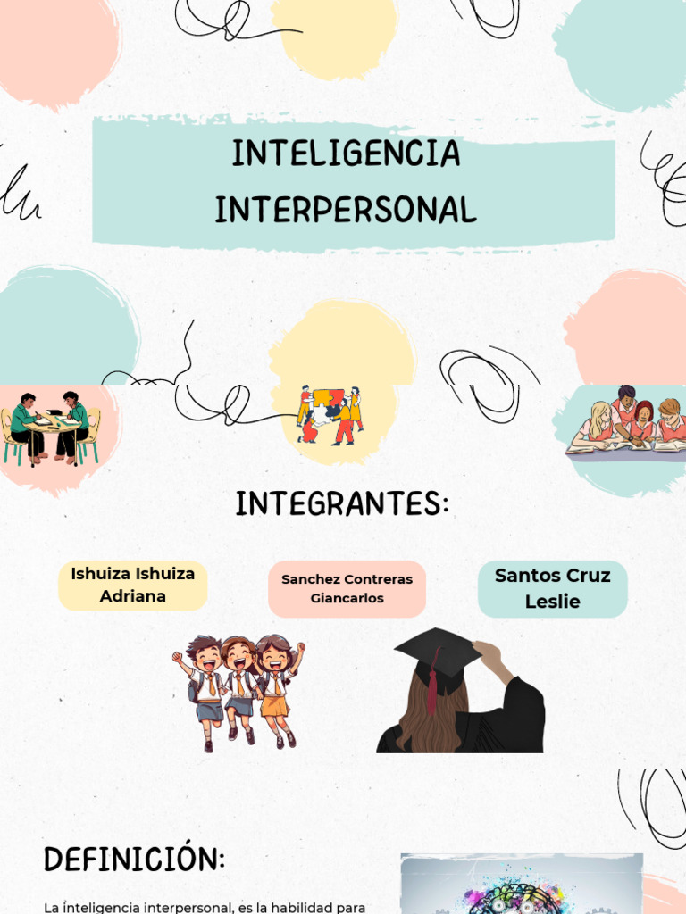 Inteligencia Interpersonal | PDF | Liderazgo | Inteligencia