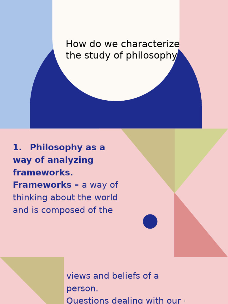 How Do We Characterize The Study of Philosophy | PDF | Knowledge ...