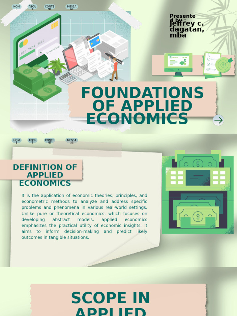 Foundations of Applied Economics | PDF | Economics | Statistics