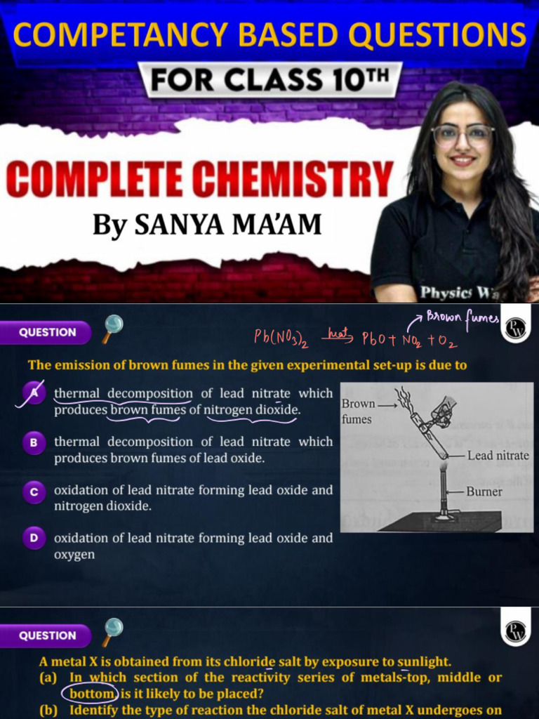 Competancy Based Questions - Class 10th..final | PDF