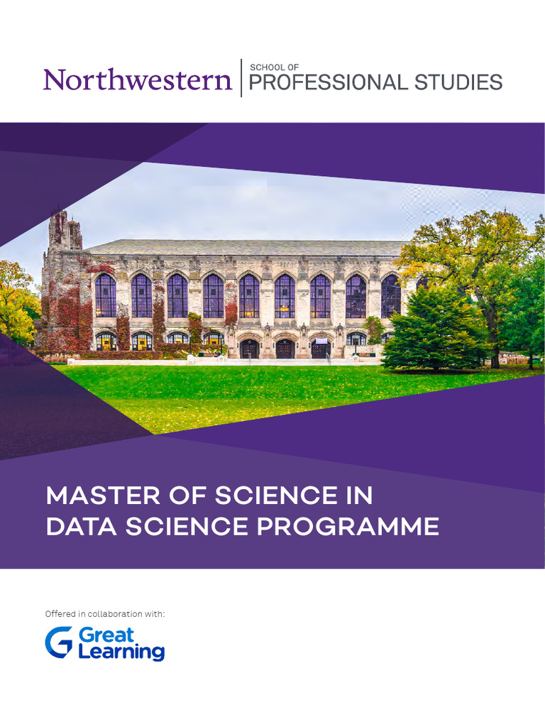 Northwestern MS in Data Science Overview | PDF | Machine Learning ...