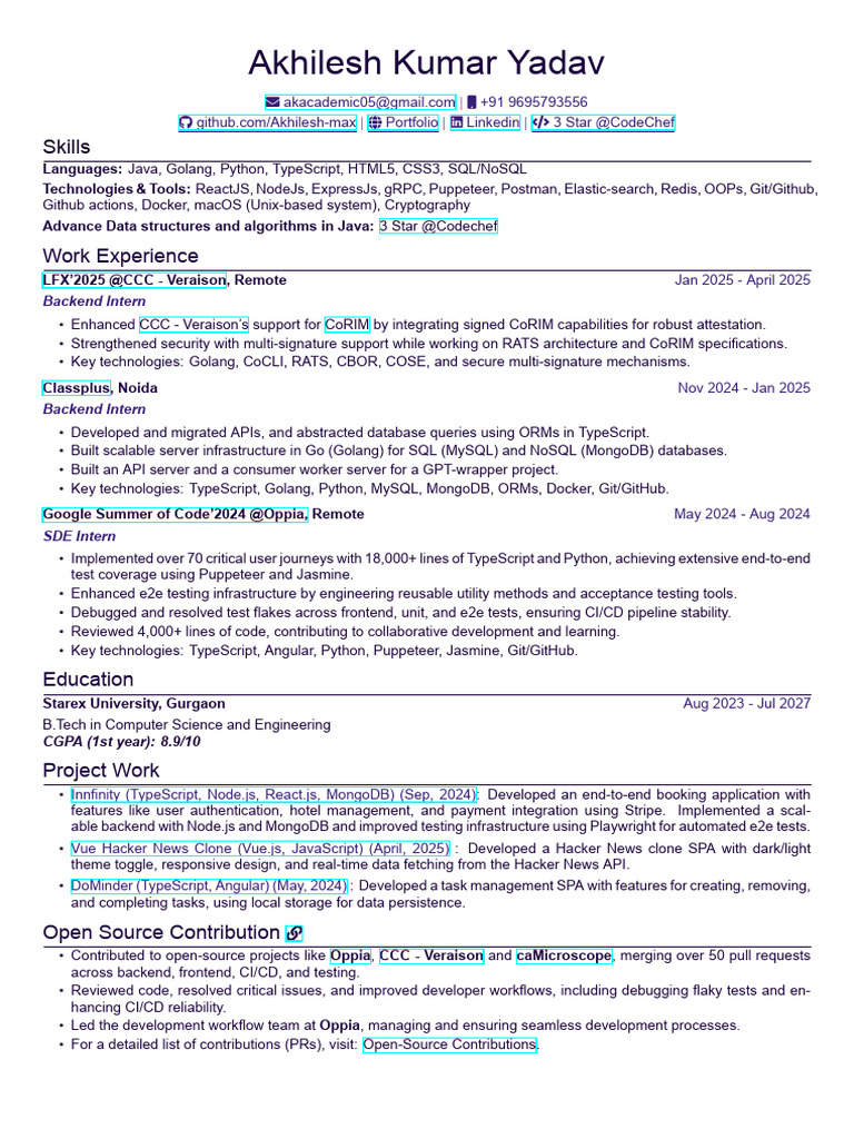 Akhilesh Kumar Yadav Resume | PDF | No Sql | My Sql