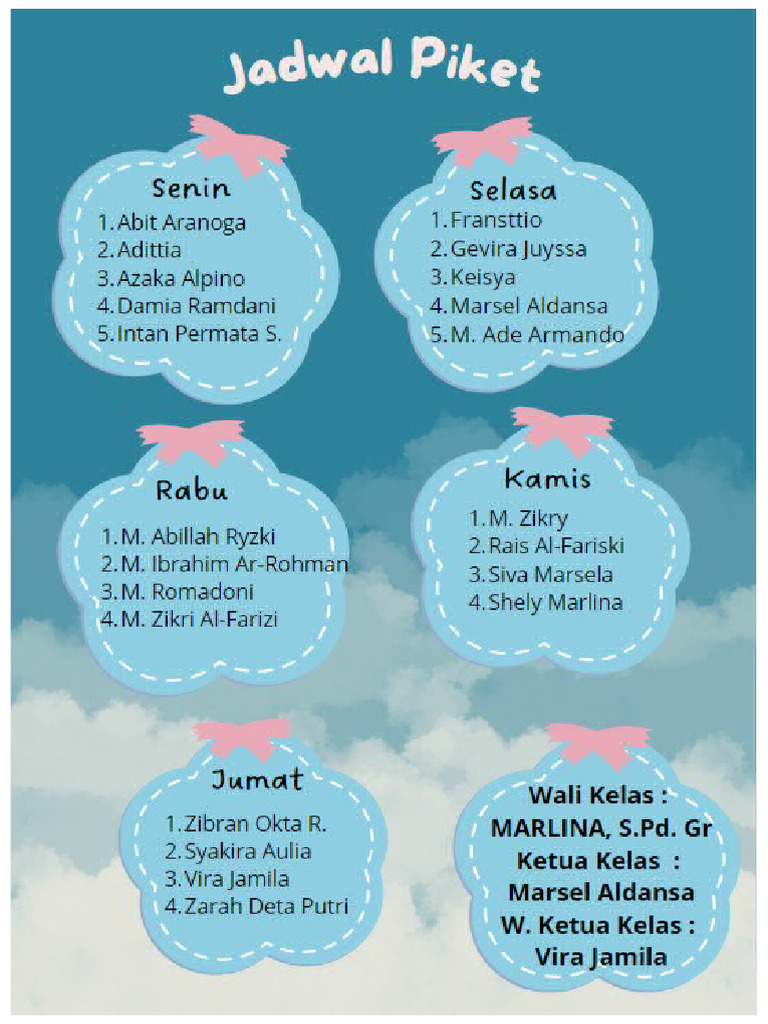 JADWAL PIKET | PDF