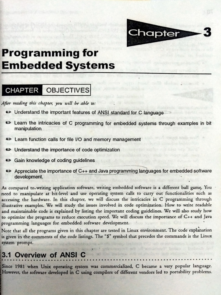 Programming For Embedded | PDF