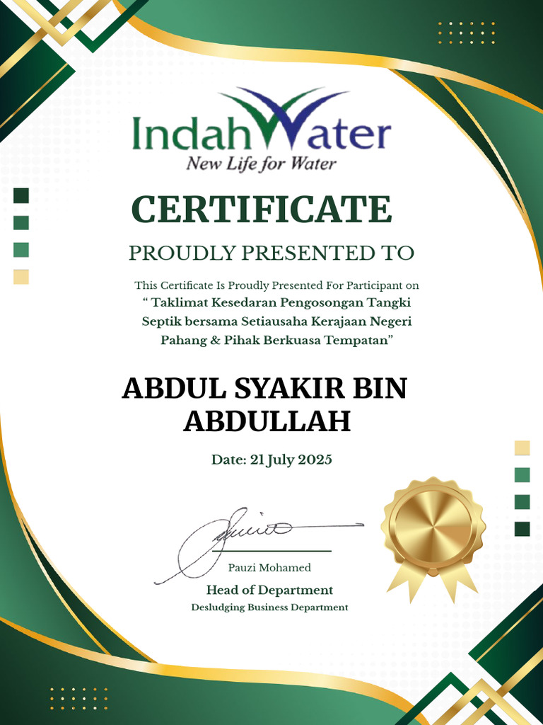 Abdul Syakir Bin Abdullah | PDF