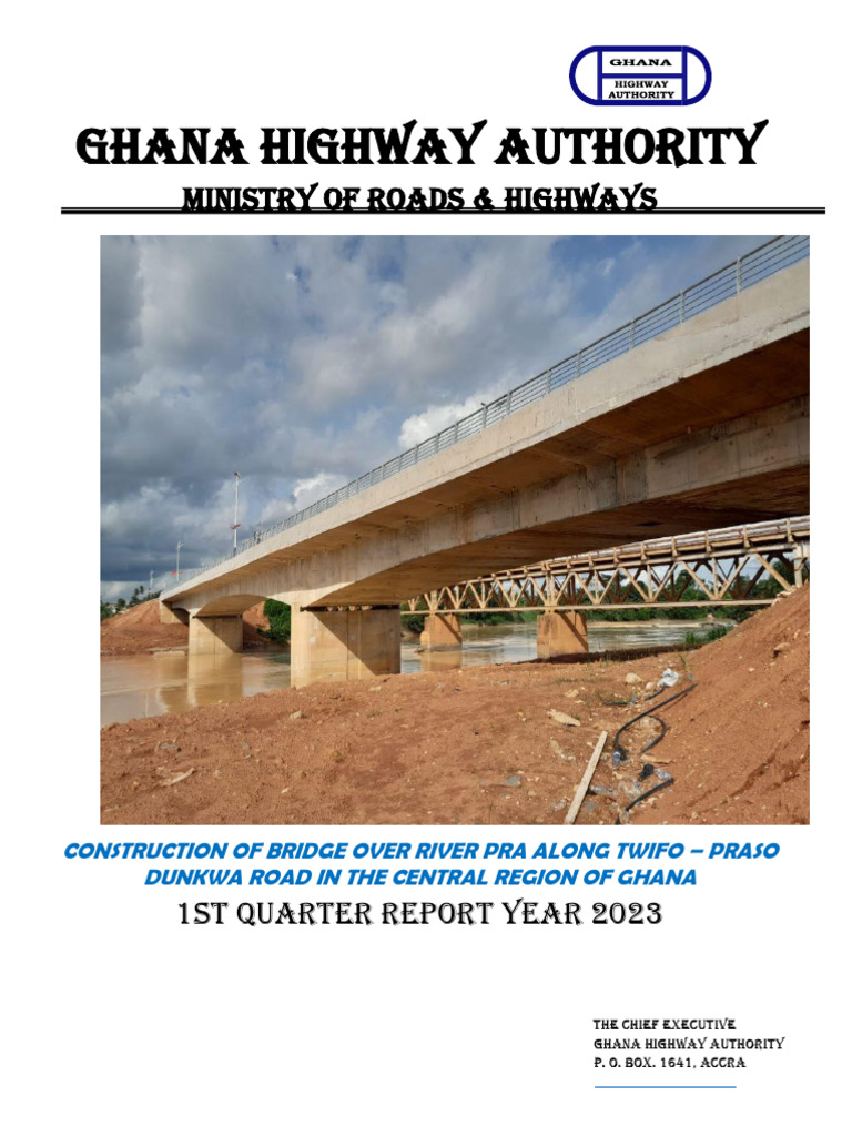 Highways 1st Quarter Report - 2023 | PDF | Road | Road Surface