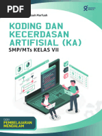 Koding Dan Kecerdasan Artifisial (KA) SMA-MA Kelas X | PDF