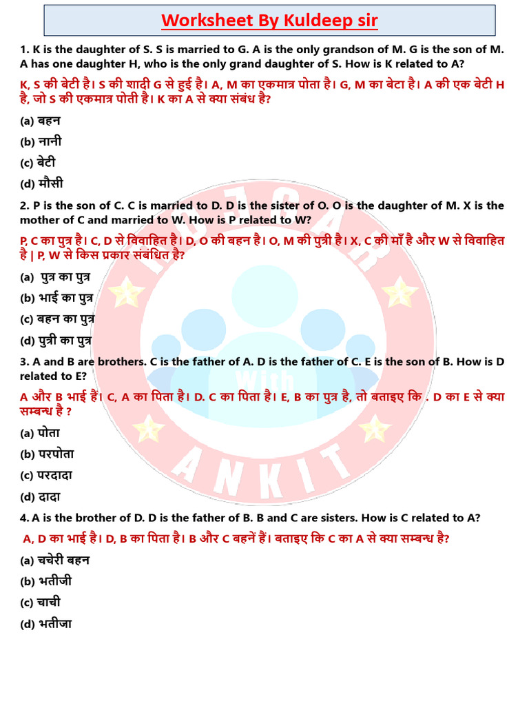 Blood Relation | PDF