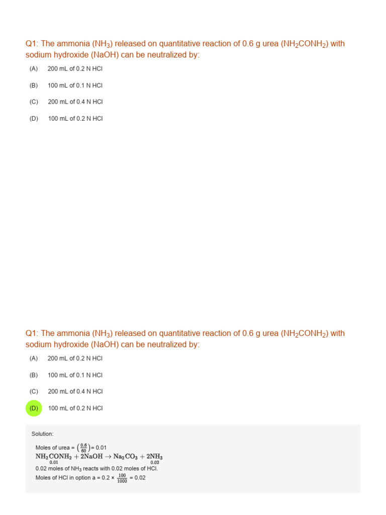 Some Basic Concepts Chemistry | PDF | Mole (Unit) | Liquids
