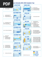 SLU Academic Calendar 2025-2026 | PDF | Academic Term | Academia