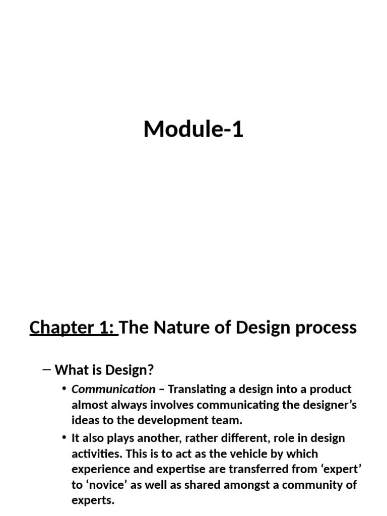 Module-1-chap 1 | PDF | System | Design