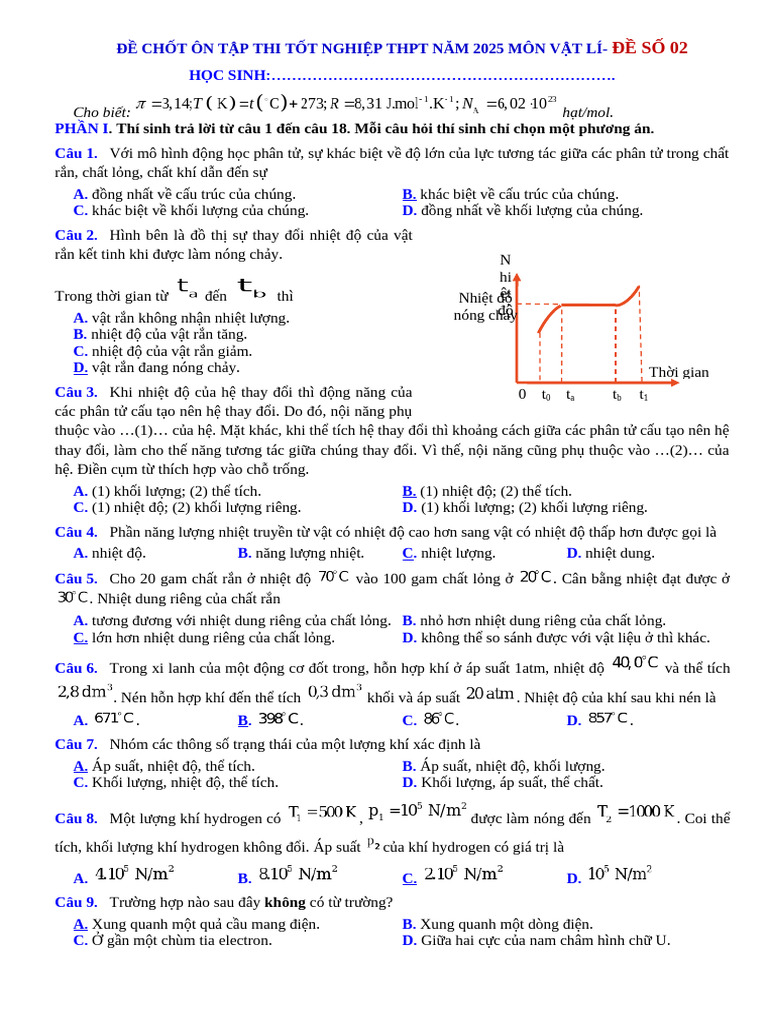2.ĐỀ 02 - DE CHOT 2025- GIAI CHI TIET | PDF