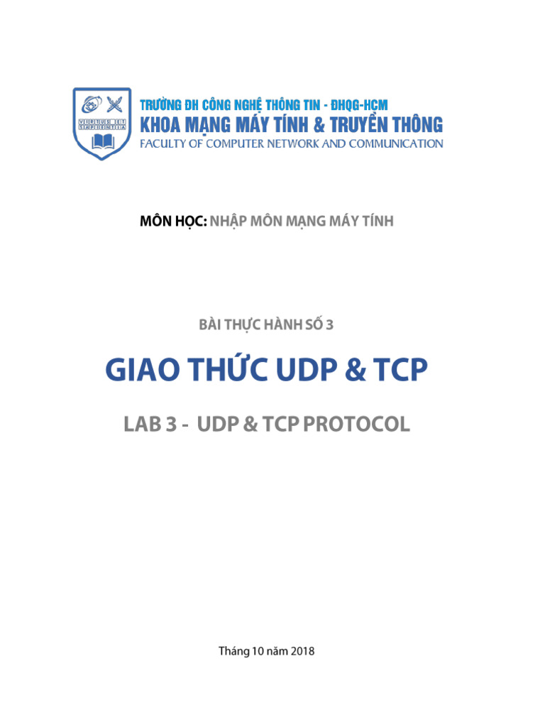 Lab 3 - UDP and TCP | PDF
