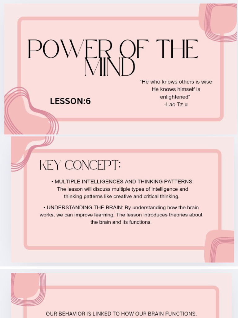 Lesson 6 Perdev Report | PDF