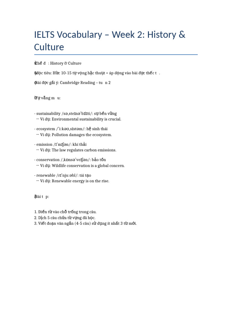 Week 2 History & Culture | PDF