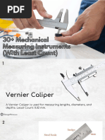 Measuring Instruments Least Count Guide | PDF