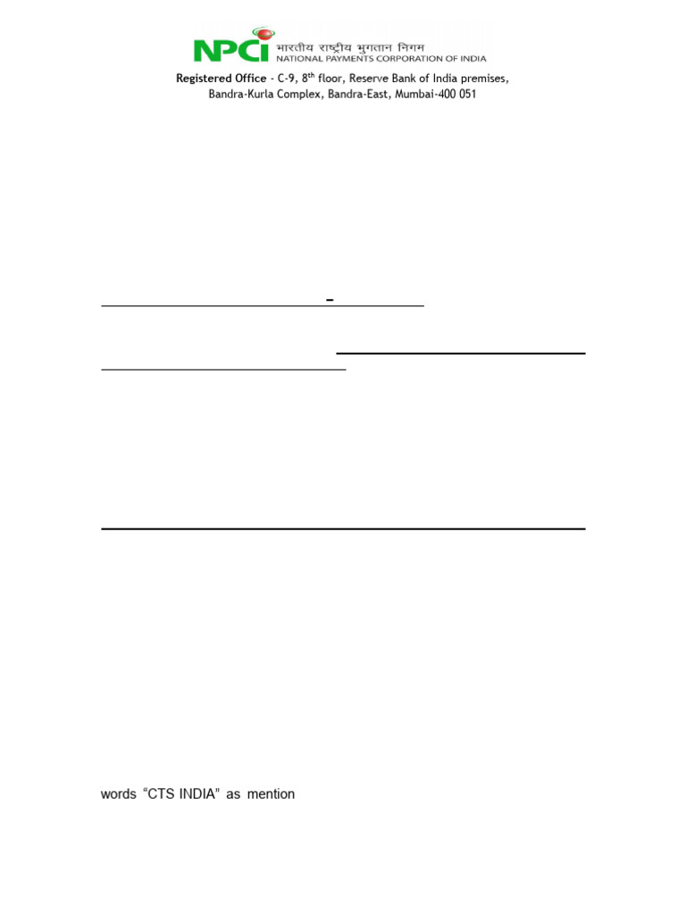 CTS 2010 Cheque Standards Guidance | PDF | Cheque | Banks