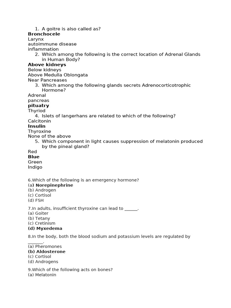 23 B Hormone | PDF